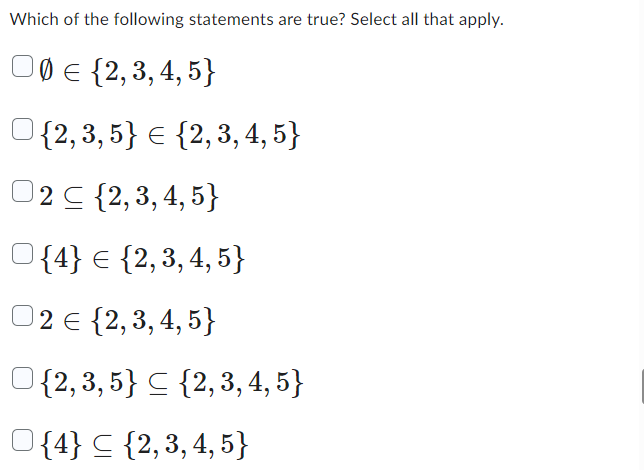 Solved Which of the following statements are true? Select | Chegg.com