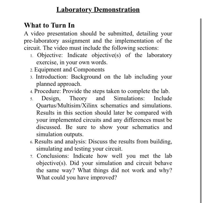 Solved This laboratory exercise is designed for students to | Chegg.com
