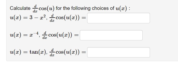 Solved Given the following functions: f(u) =u3/2 and g(x) = | Chegg.com