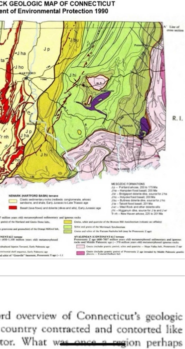 Solved Introduction The shaded physical map of Connecticut | Chegg.com