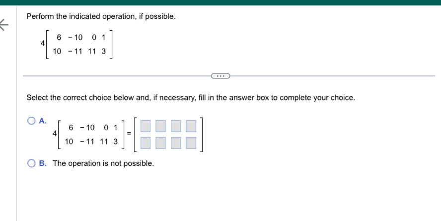 Solved Perform the indicated operation, if | Chegg.com