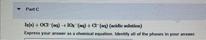 Solved Complete and balance the following equations. Part A | Chegg.com