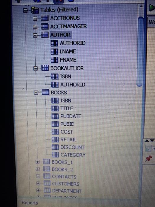 Solved Please use Oracle SQL Developer Code to try and solve | Chegg.com