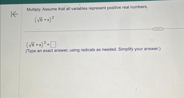 Solved Multiply. Assume that all variables represent | Chegg.com