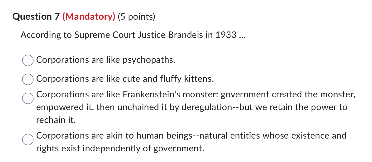 Solved Question 7 (Mandatory) (5 ﻿points)According to | Chegg.com