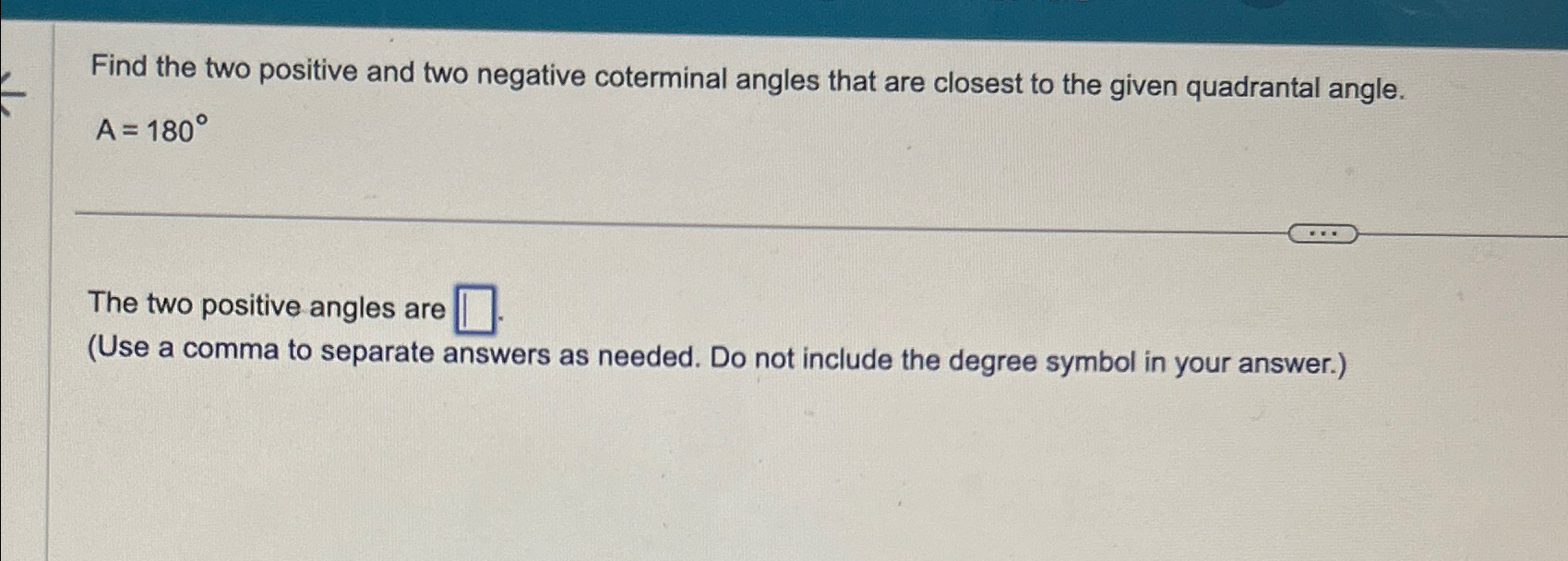 Solved Find the two positive and two negative coterminal | Chegg.com