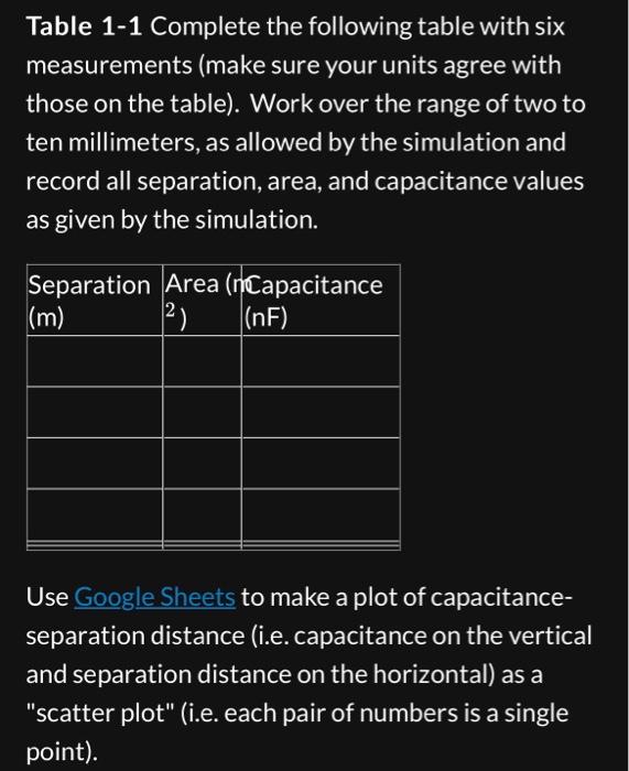 Solved Please Using The Following Physics Phet Simulation