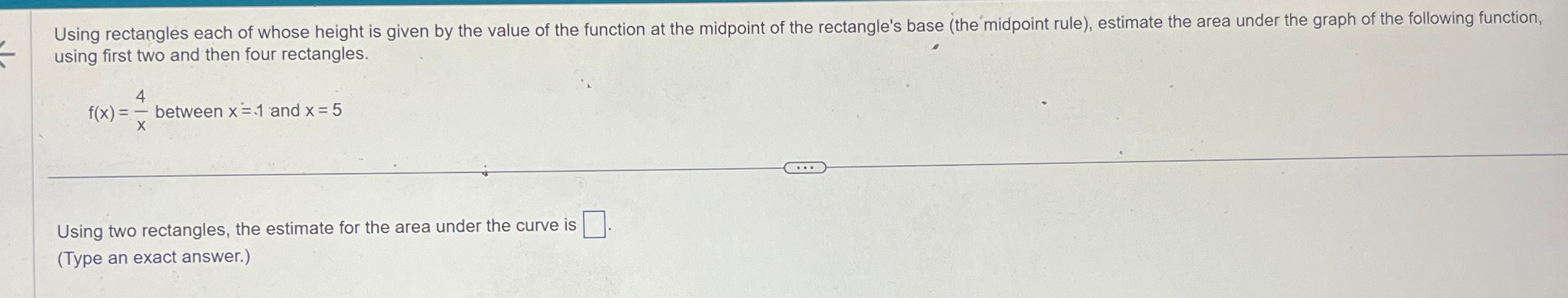 Solved Using rectangles each of whose height is given by the | Chegg.com