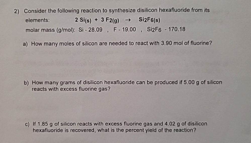 Solved Consider the following reaction to synthesize | Chegg.com
