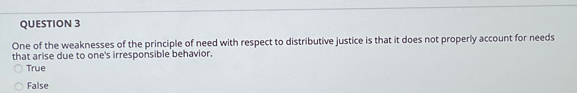 Solved QUESTION 3One of the weaknesses of the principle of | Chegg.com