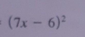Solved (7x - 6² | Chegg.com