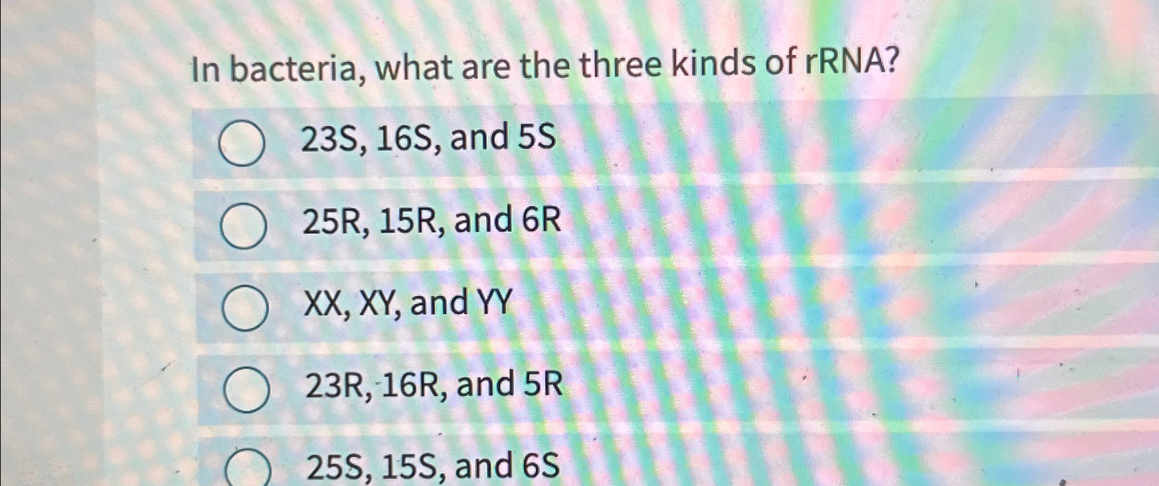 Solved In bacteria, what are the three kinds of | Chegg.com