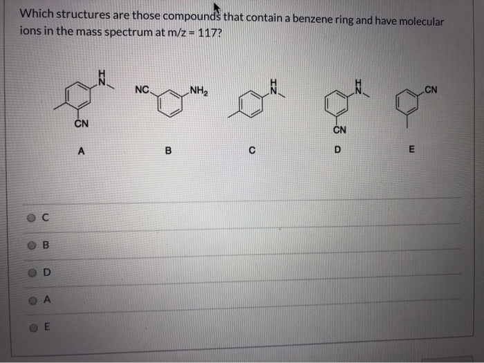 Solved Which structures are those compounds that contain a | Chegg.com