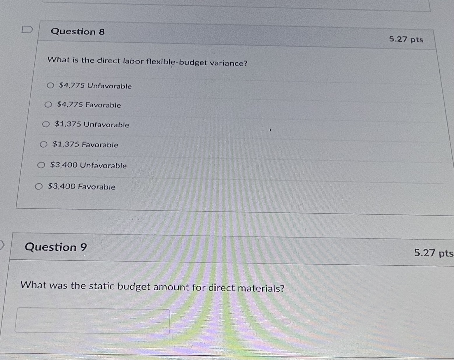 Solved Questions 4 ﻿through 17 ﻿are based on the following | Chegg.com