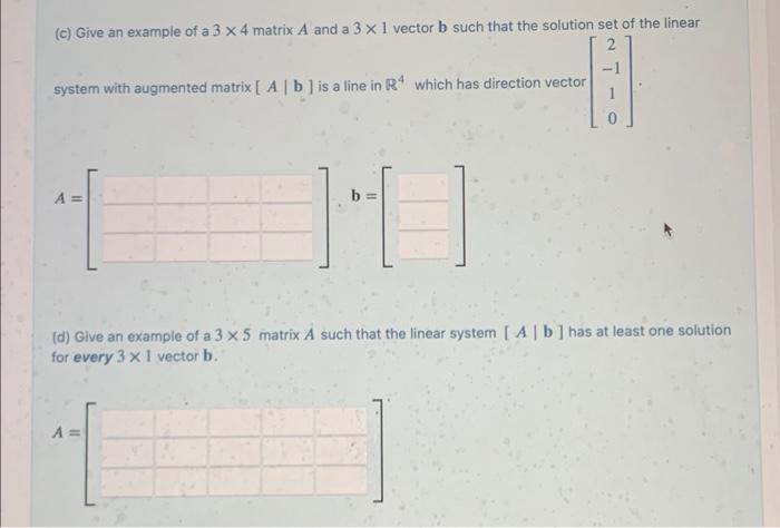 Solved Recall: An m×n matrix has m rows and n columns. Tip: | Chegg.com