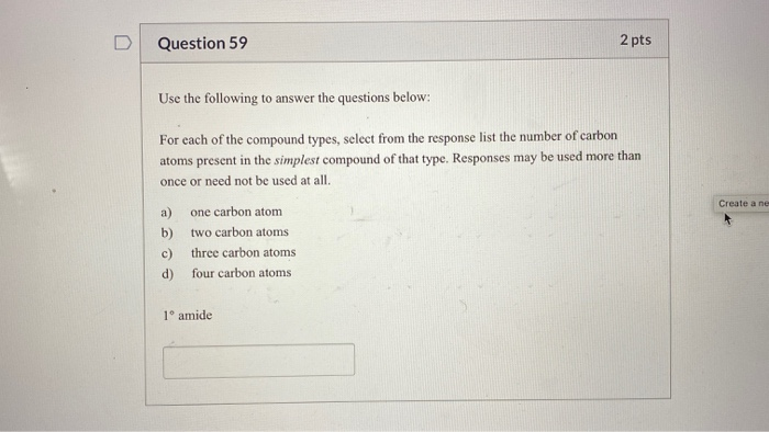 Solved 2 pts Question 60 Use the following to answer the | Chegg.com