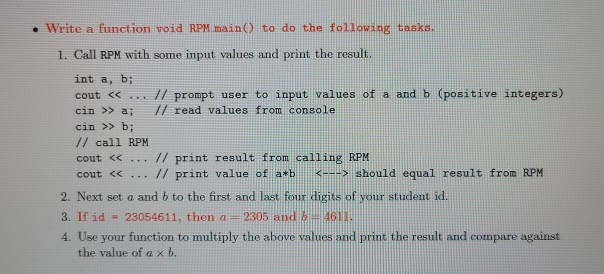 Solved Main program and forward declarations (20 points) • | Chegg.com