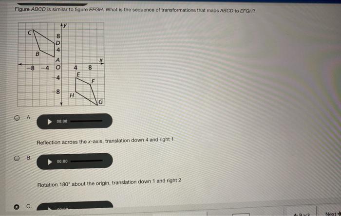 Solved Figure ABCD is similar to figure EFGH. What is the | Chegg.com