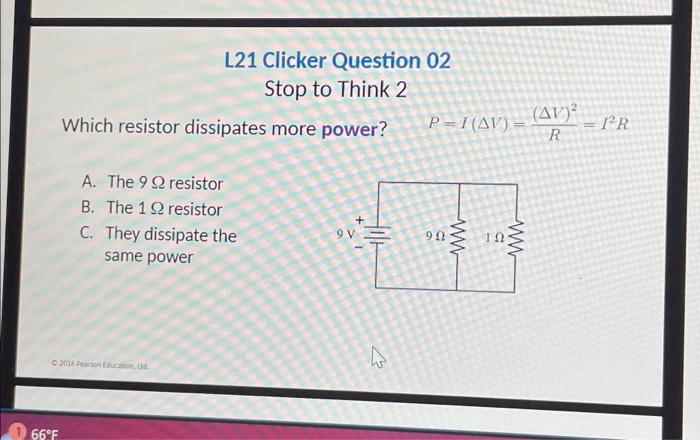 Solved L21 Clicker Question 02 Stop to Think 2 Which | Chegg.com