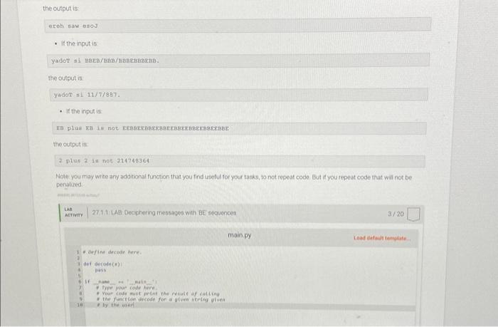 Solved these two pictures are one assignment, it is a python | Chegg.com