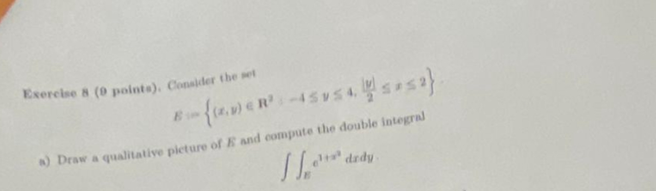 Solved Exercise 8 (9 ﻿pointe), ﻿Conalder the set ﻿Conalder | Chegg.com