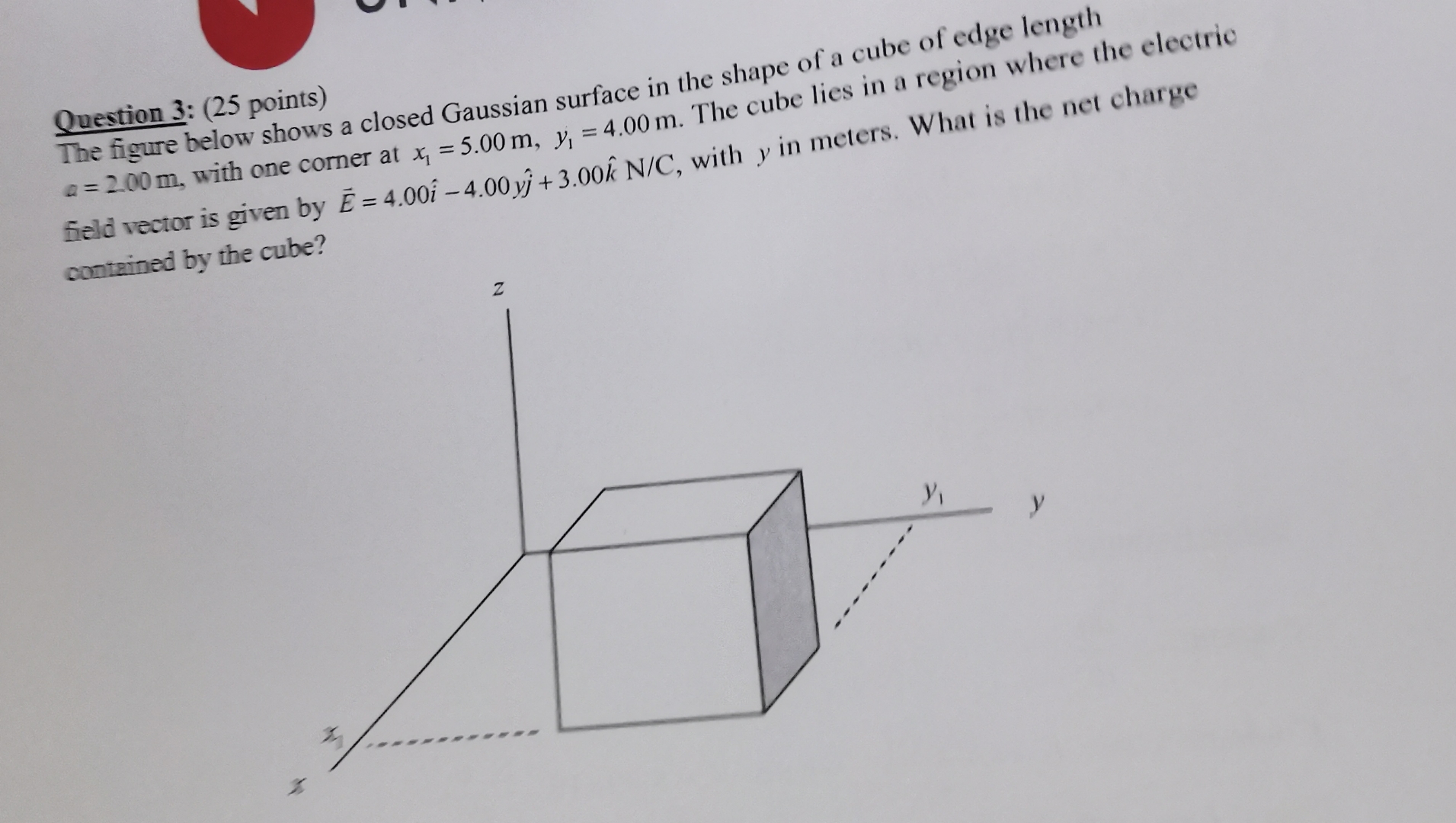 Solved Question 3: ( 25 ﻿points) ﻿field vector is given by | Chegg.com