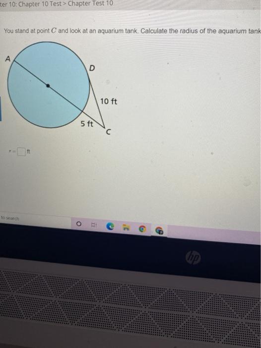 Solved ter 10: Chapter 10 Test > Chapter Test 10 You stand | Chegg.com