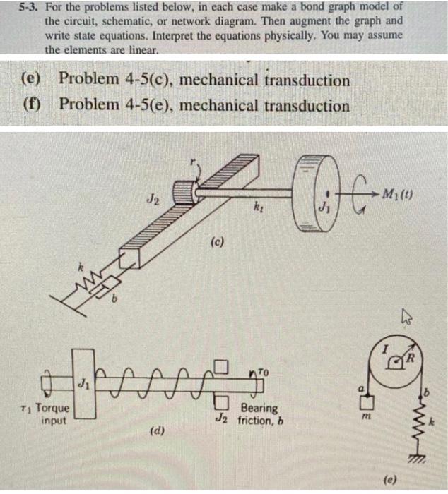 Solved 5-3. For the problems listed below, in each case make | Chegg.com