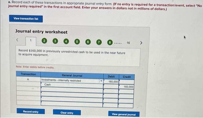 Solved A local private not-for-profit health care entity | Chegg.com