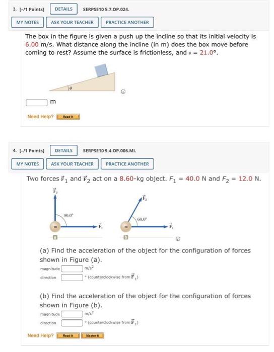 Solved 3. 1-/1 Points) DETAILS SERPSE10 5.7.OP.024. MY NOTES | Chegg.com Solved 3. 1-/1 Points) DETAILS SERPSE10 5.7.OP.024. MY NOTES | Chegg.com