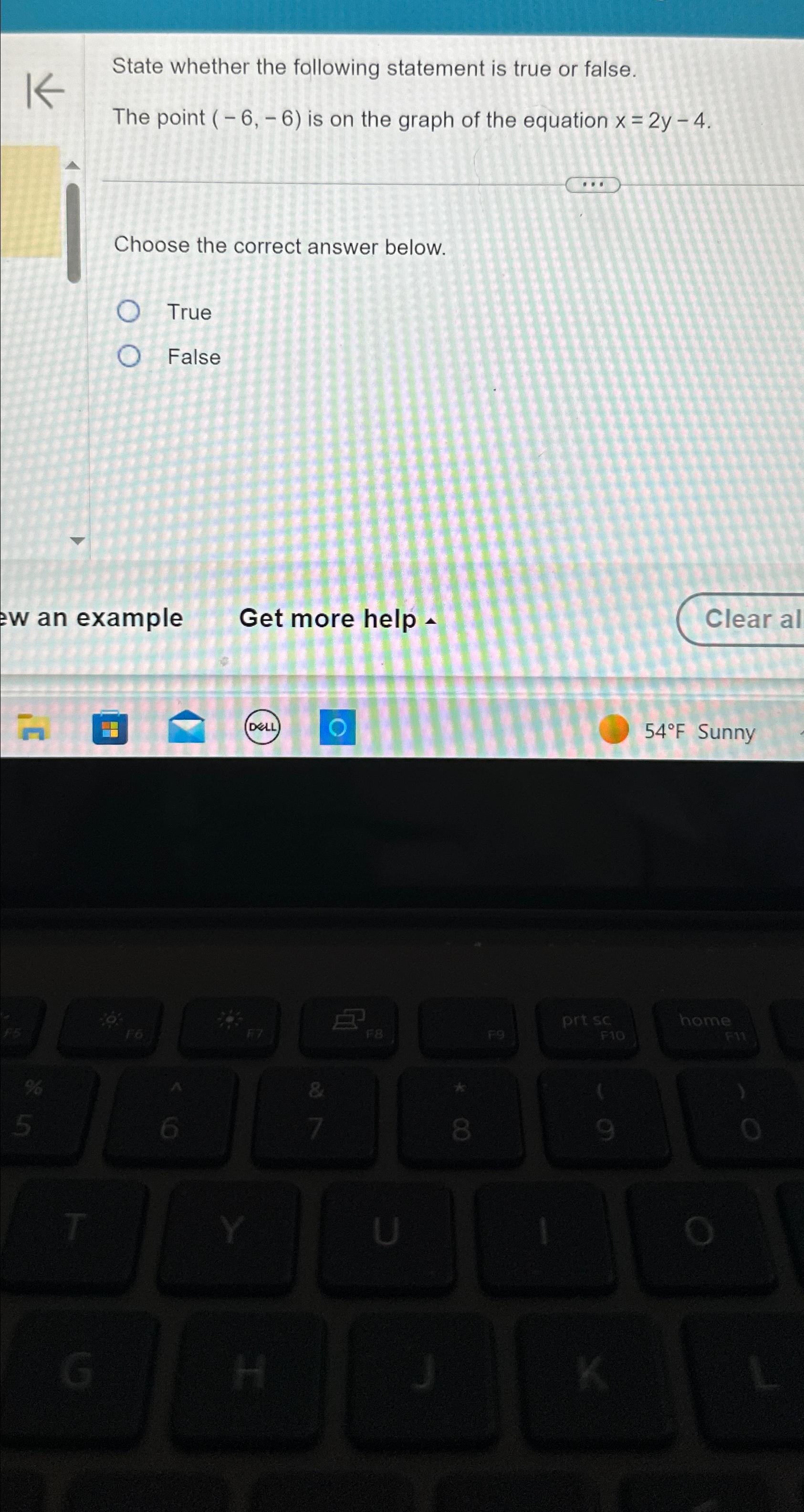 Solved State whether the following statement is true or | Chegg.com
