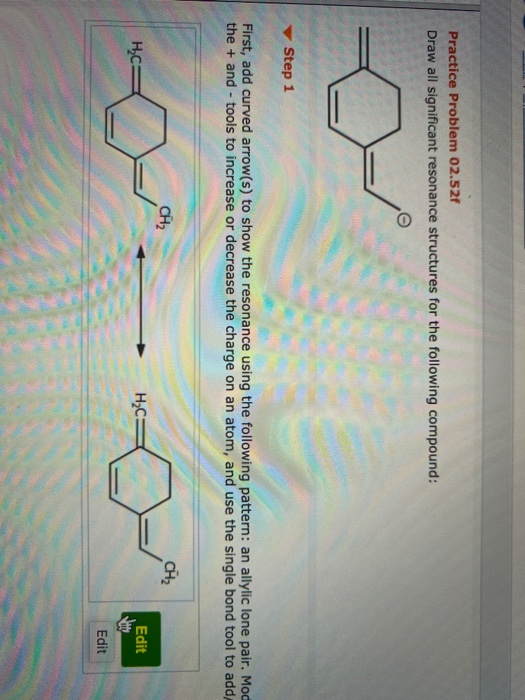 Solved step 1: First, add curved arrow(s) to show the | Chegg.com