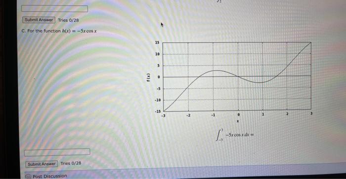 Solved For each exercise below, evaluate the definite | Chegg.com