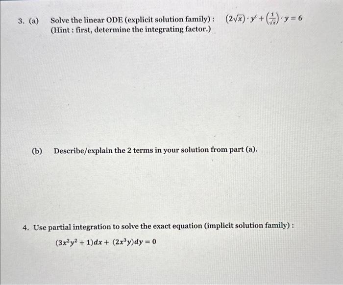 Solved Please Do 3 And 4 And Show All Steps Also Please