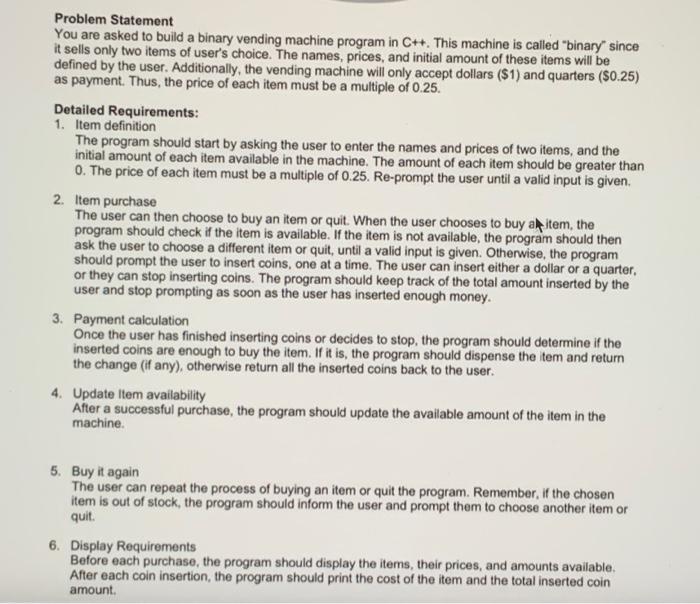 Solved I have the main portion of the code complete but Im | Chegg.com