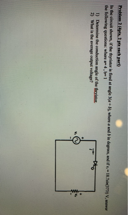 Solved Problem 2 (4pts, 2 pts each part) In the circuit | Chegg.com Solved Problem 2 (4pts, 2 pts each part) In the circuit | Chegg.com