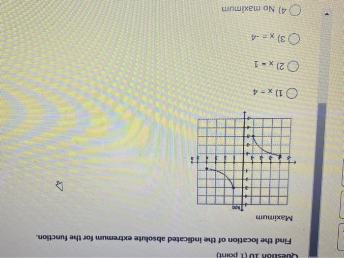 Solved Quesuon 10 (1 point) Find the location of the | Chegg.com Solved Quesuon 10 (1 point) Find the location of the | Chegg.com