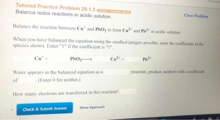 Solved Autosave Tutored Practice Problem 20.1.3 COUNTS | Chegg.com