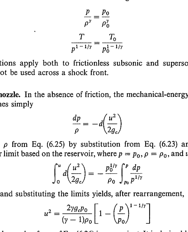 Solved pργ=p0ρ0γTp1-1γ=T0p01-1γtions apply both to | Chegg.com
