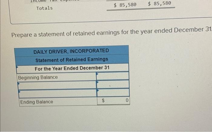 Solved Daily Driver, Incorporated (DDI), operates a driving | Chegg.com