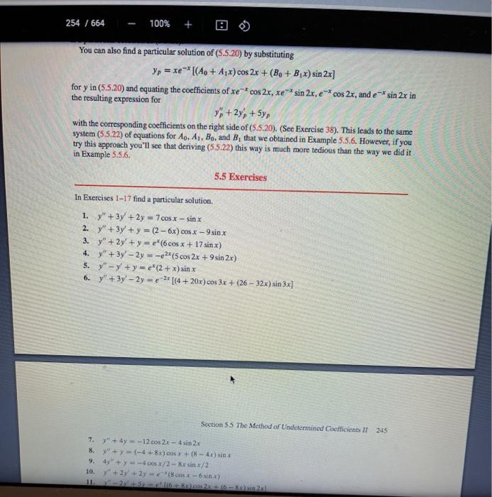 Solved 233 804 in Example 5.5.6. O 5.5 Exercises In | Chegg.com