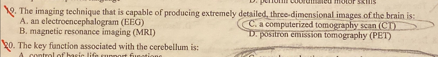 Solved The imaging technique that is capable of producing | Chegg.com