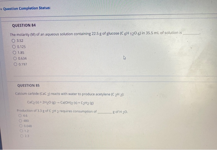 Solved QUESTION 77 The combustion of propane (C 3H 8) | Chegg.com