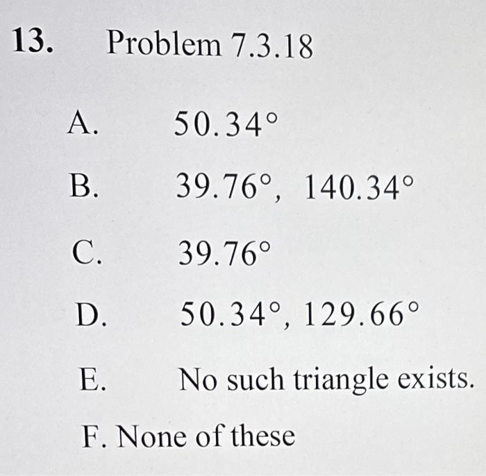 Solved BUSb=18 mmu=16 mm∠B=120∘∠U=?3. Problem 7.3.18 A. | Chegg.com