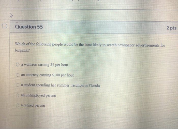 Solved If people have more time to adjust to a price change, | Chegg.com