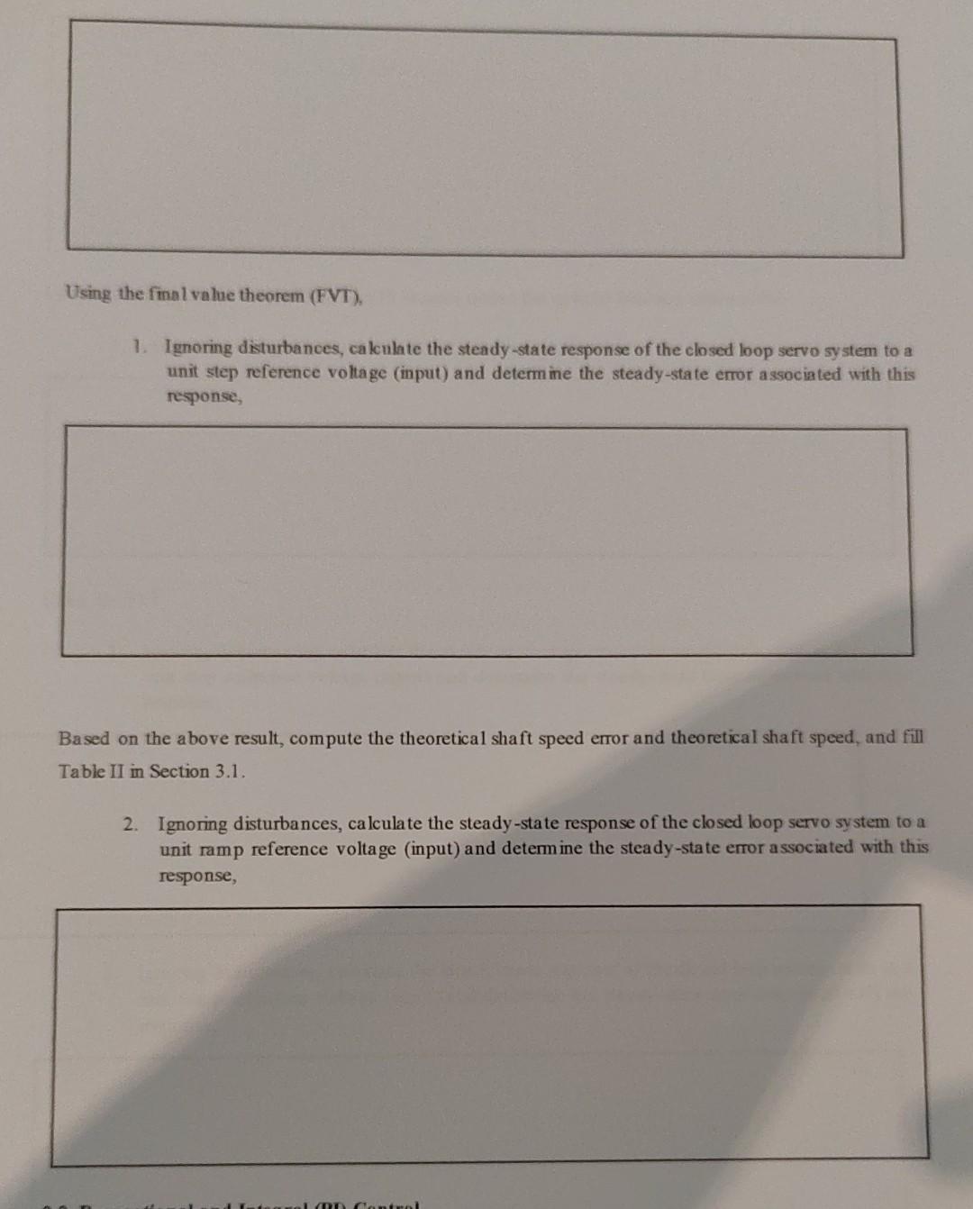 Solved LABORATORY 5: SPEED CONTROL OF A DC MOTOR USING | Chegg.com