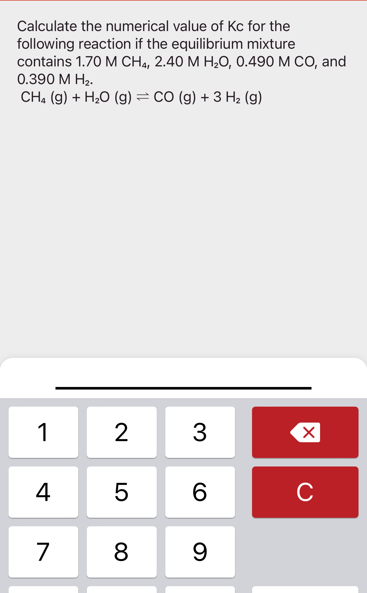Solved Calculate the numerical value of Kc ﻿for the | Chegg.com