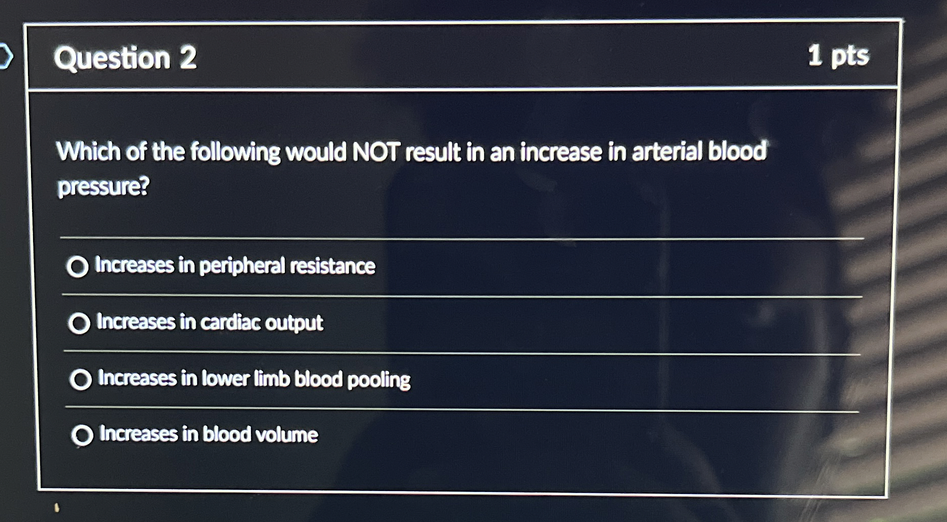 Solved Question 21 ﻿ptsWhich of the following would NOT | Chegg.com
