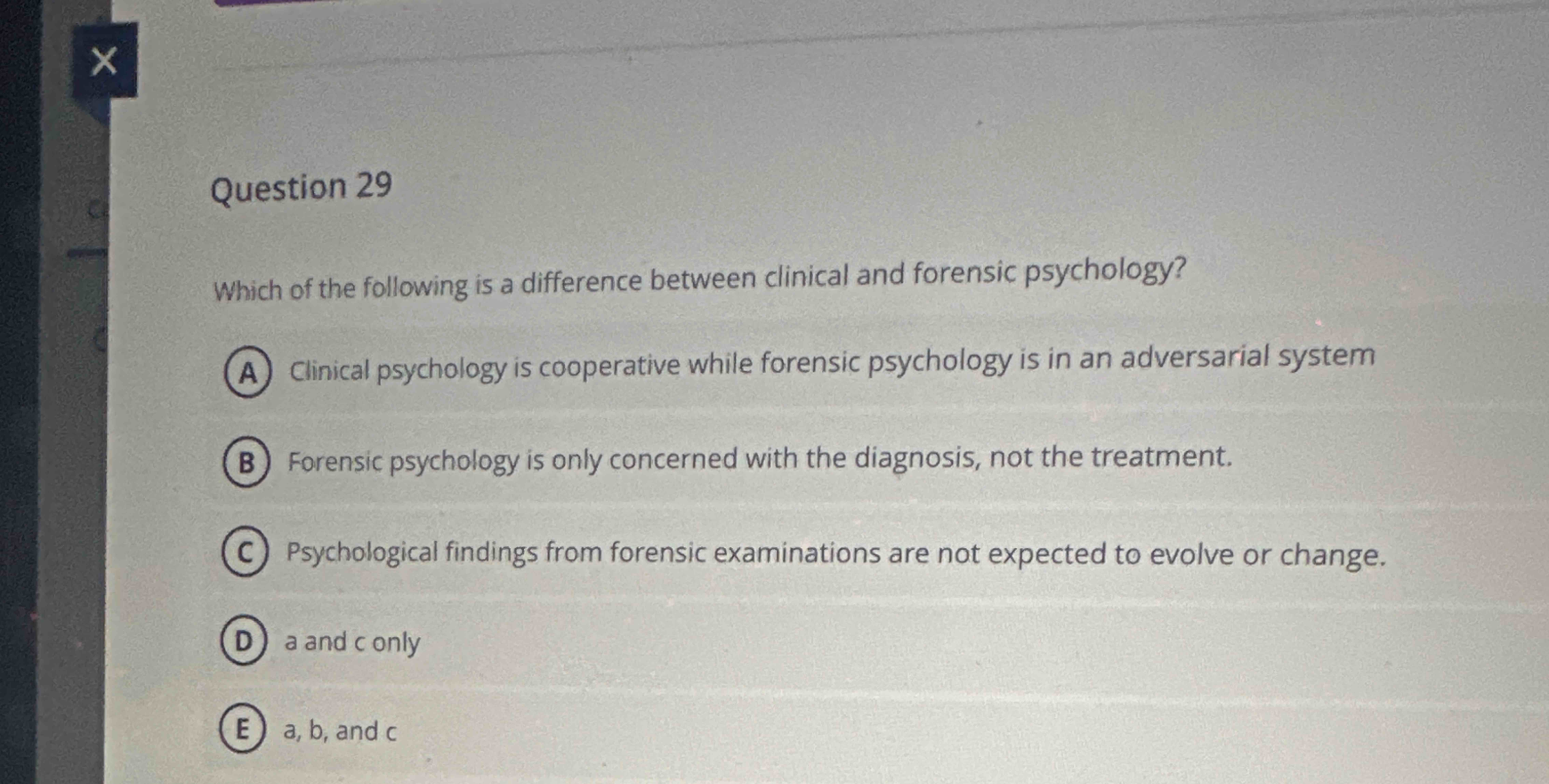 Solved Question 29Which of the following is a difference | Chegg.com