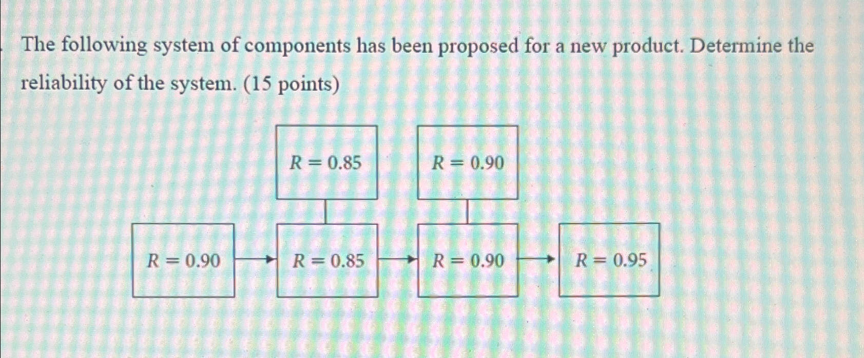 Solved The following system of components has been proposed | Chegg.com